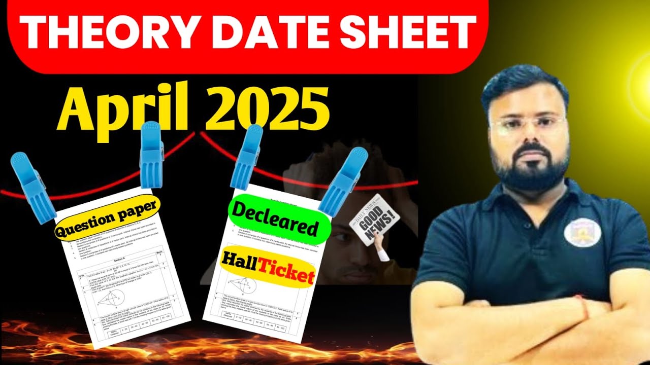 NIOS April 2025 Theory Date Sheet Declared Confirmed | NIOS Hall Ticket ...