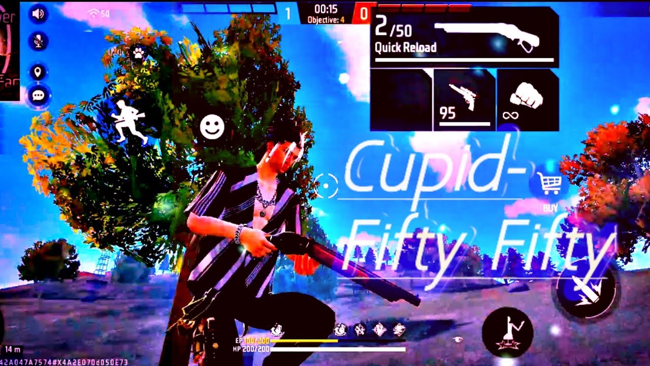 Cupid - FIFTY FIFTY ️ {FREE FIRE MONTAGE} FREE FIRE SATUS - YouTube
