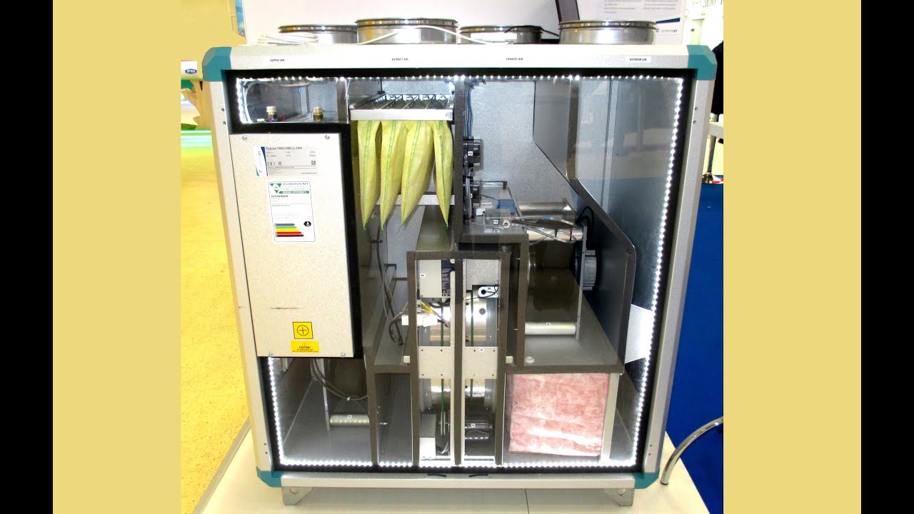 Systemair Topvex TR 03 HW (Швеция) - вентиляция с роторным ...