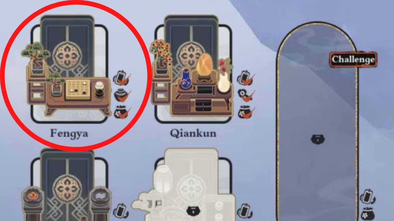 1-1 Ink Study: Fengya Walkthrough | Blizzardous Threads of Red Villa ...