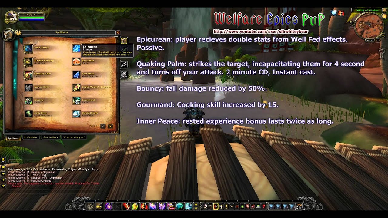 WoW MoP: Pandarian Racial Abilities - YouTube