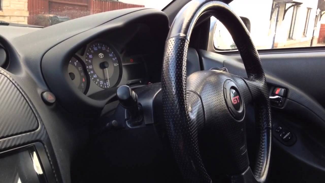 Richbrook push button start Toyota Celica GT (UK spec) - YouTube