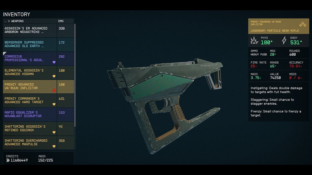 Starfield, After Hundreds of Hours Searching, Finally a Legendary ...