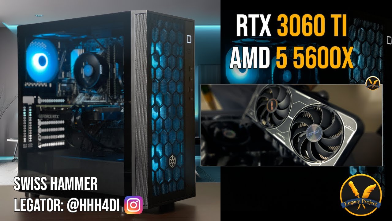RTX 3060 TI • AMD Ryzen 5 5600x • PC Build - YouTube