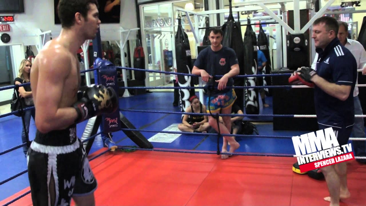 Artem Levin Workout for Lion Fights against Simon Marcus for WBC Muay ...