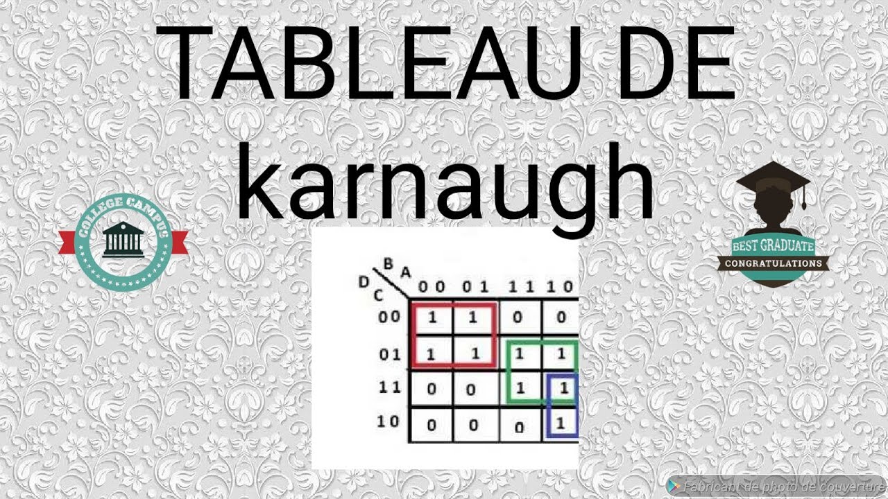 Tableau de Karnaugh |comment simplifier les équations logiques avec le tableau de Karnaugh - YouTube