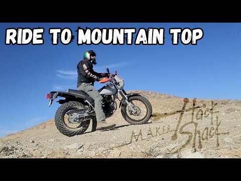 TW200 Ride to Mountain Top - YouTube