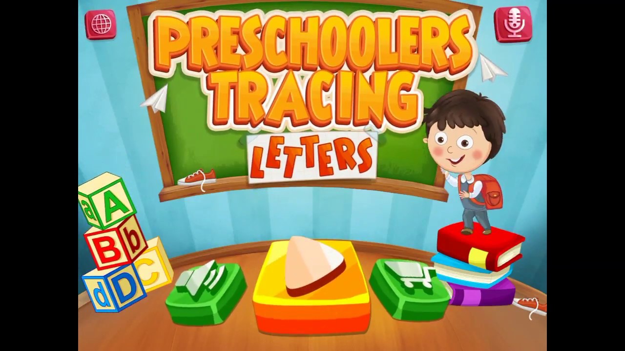 Preschoolers Tracing Letters - Preschool Tracing Letters Games By ...
