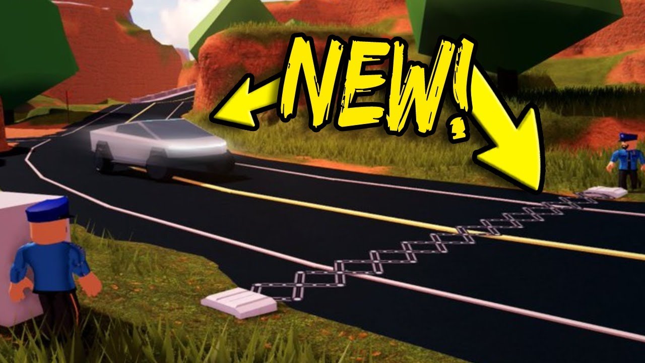 NEW JAILBREAK UPDATE TONIGHT!! // NEW CYBER TRUCK // SPIKE STRIPS - YouTube