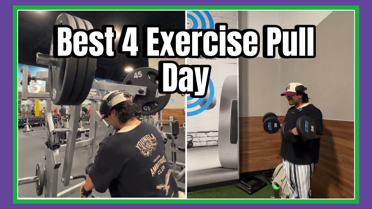 Best 4 Exercise Pull Day Routine - YouTube