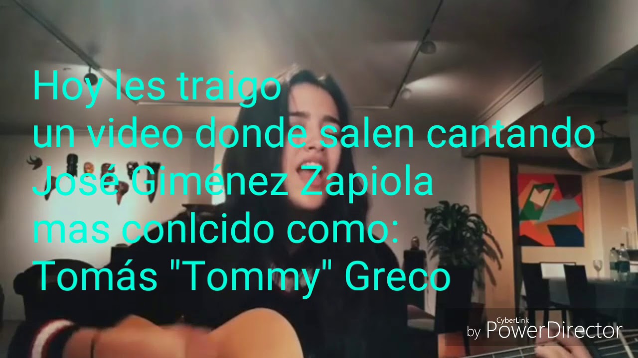 José Giménez Zapiola (Tommy) canta con su novia, Milagros Masini ...