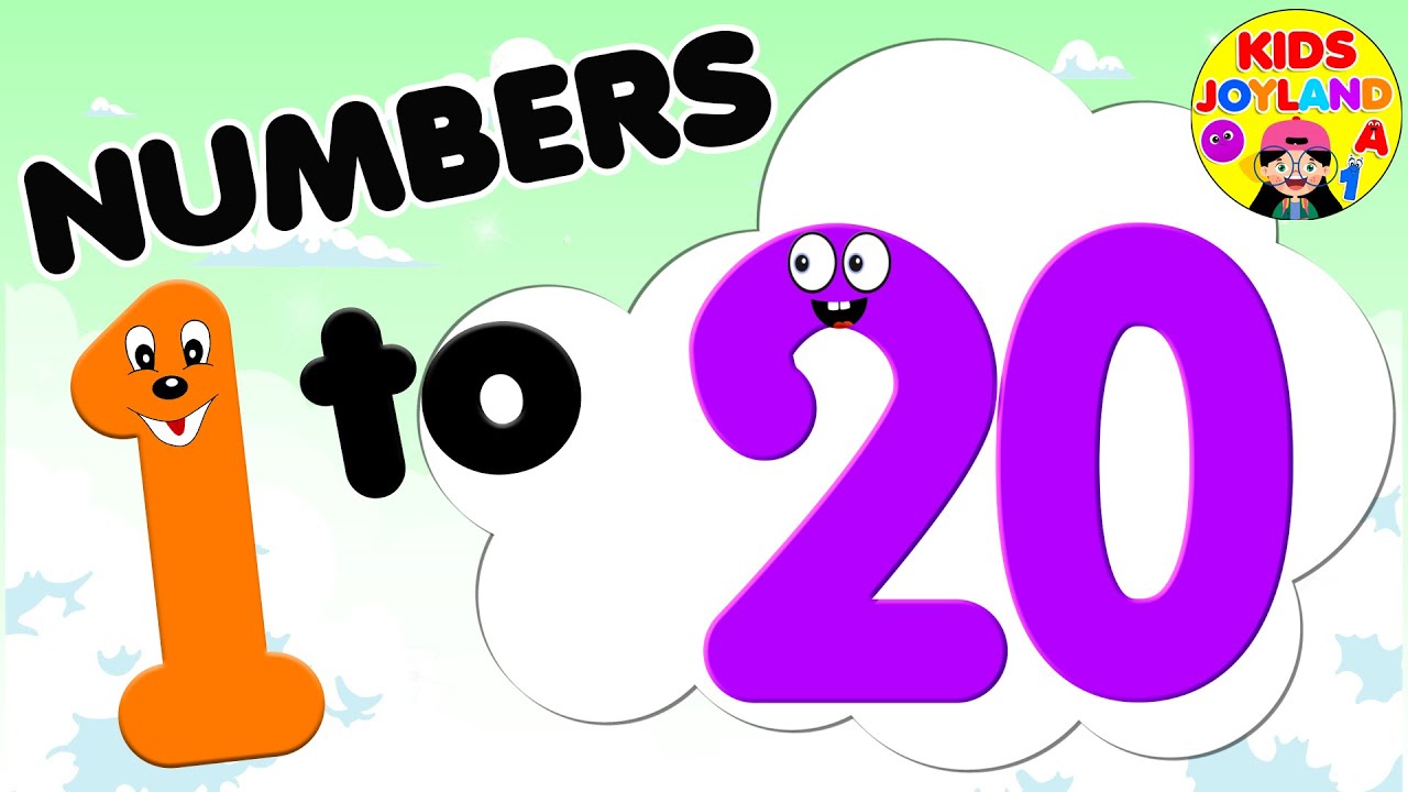 Counting 1 to 20 Numbers for Preschool Kids Children | Learn Counting ...