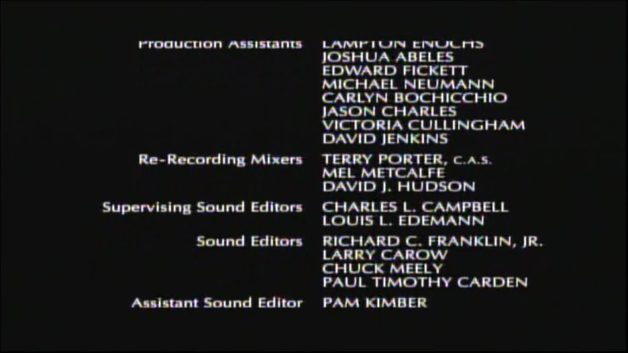 When Harry Met Sally... (1989) End Credits (Starz Encore Classic 2025 ...