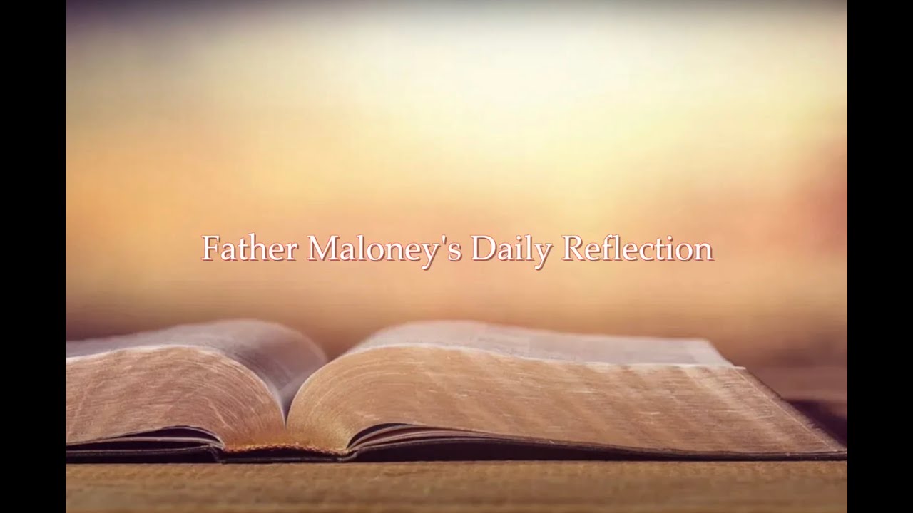 Daily Reflection Monday, September 1st - YouTube
