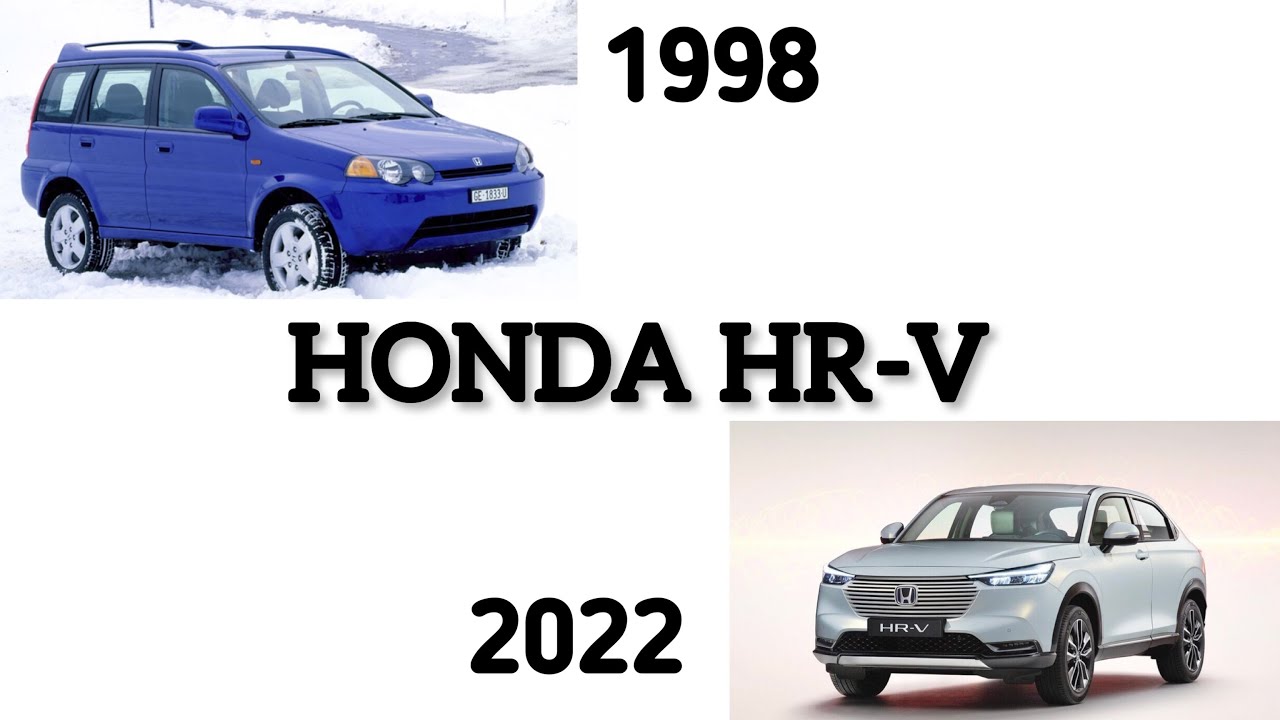 EVOLUTION OF THE HONDA HR-V 1998-2022 INTERIOR & EXTERIOR - YouTube