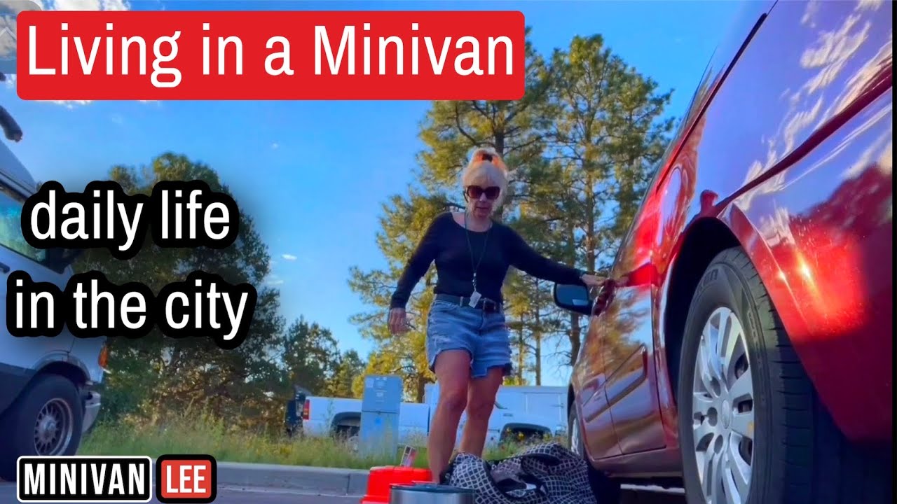 Living in a Minivan Full Time | Daily Life in the City - YouTube