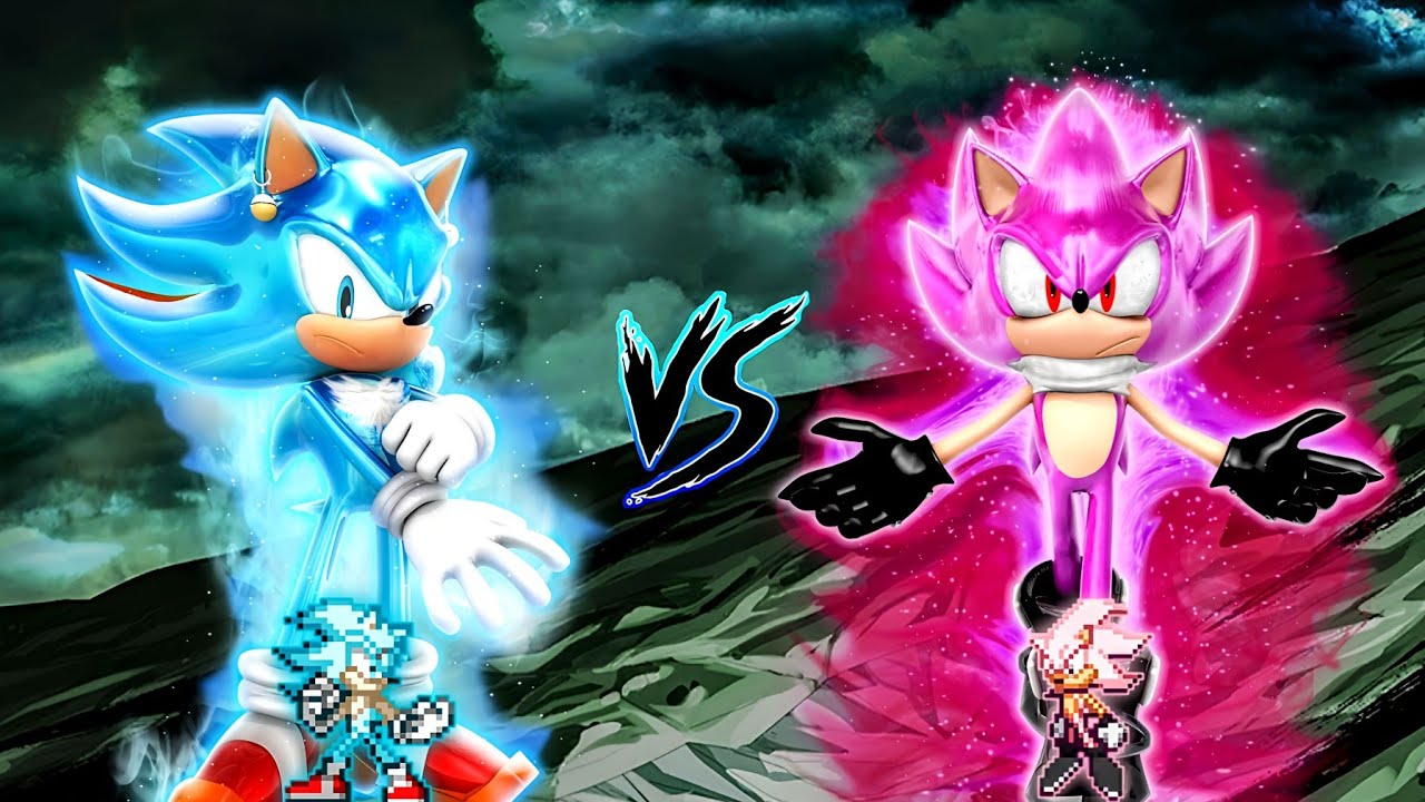 Multiverse Sonic OP (all form) VS Sonic Black V2 OP (all form) in Mugen ...