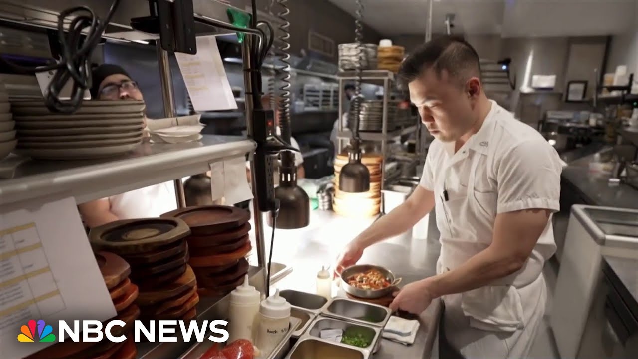 Chef discusses journey to opening viral New York restaurant - YouTube