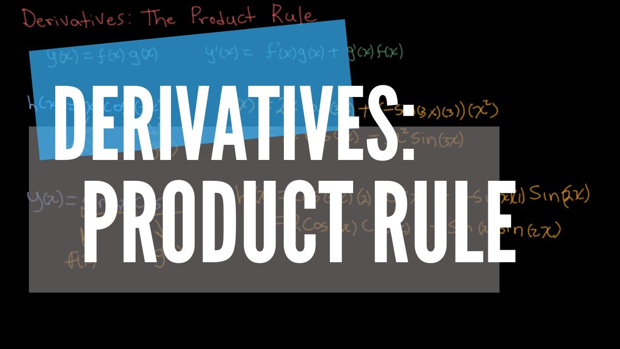 Derivatives: The Product Rule - YouTube
