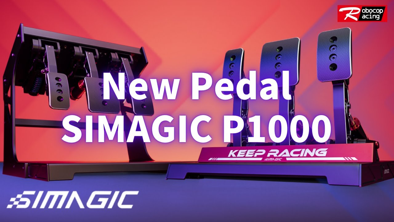 【雑談】Simagic 新製品 P1000 ペダルについて - YouTube