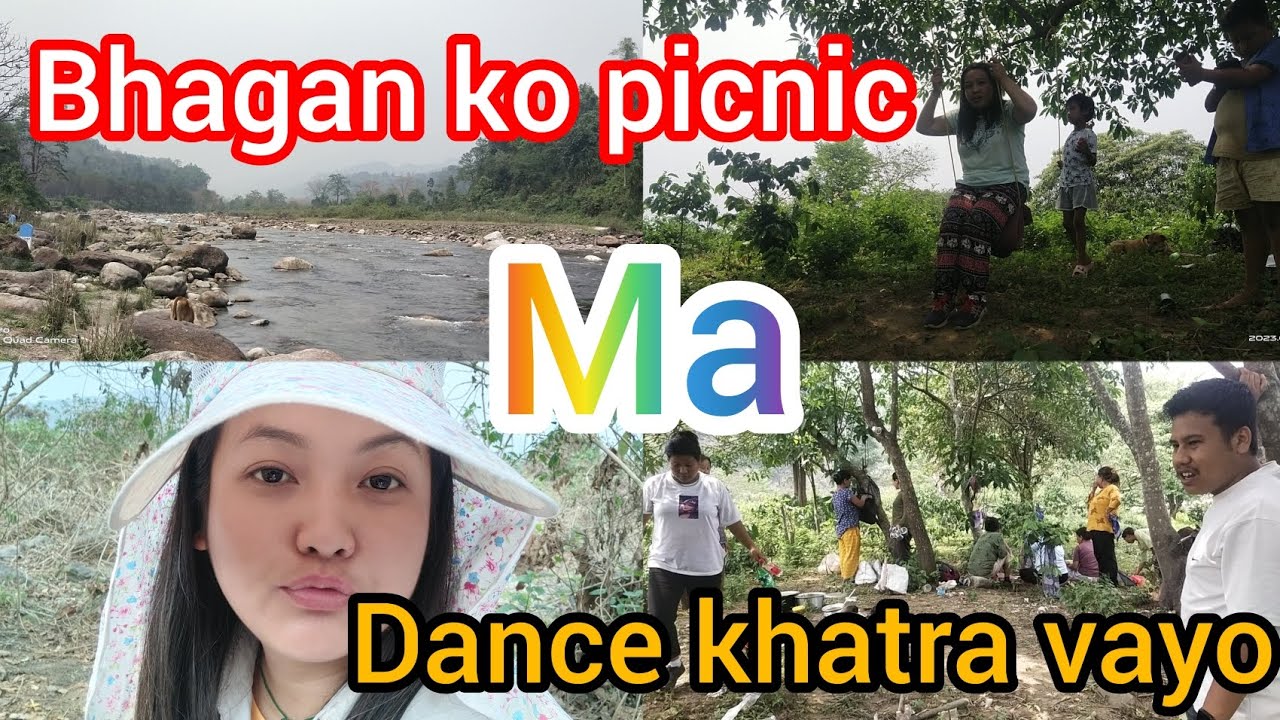 sathi haru sanga picnic khanu ko maza nai arkai6 Enjoy garo aju ko ...