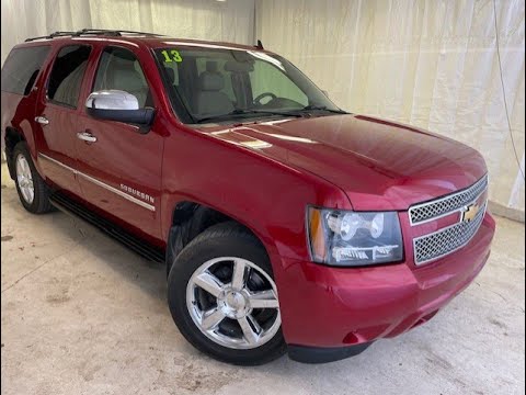 2013 Crystal Red Chevrolet Suburban LTZ 4X4 CT2919A Motor Inn Auto ...