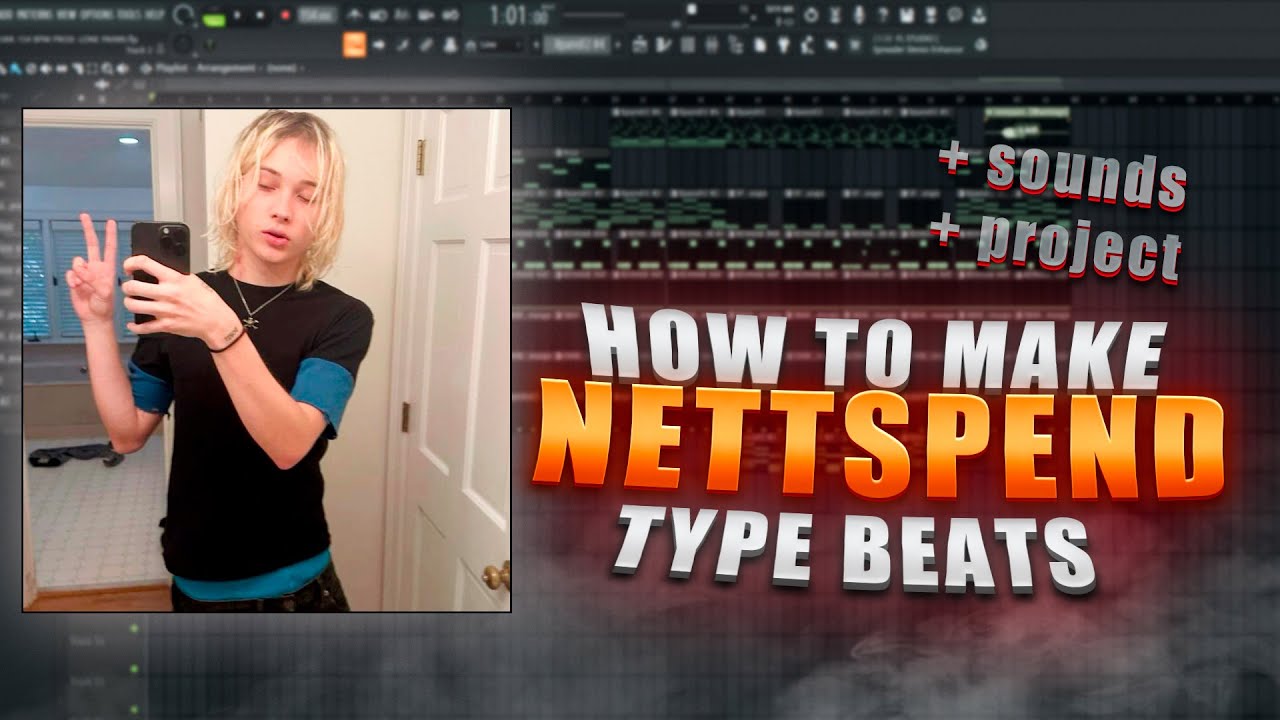 How OK Make beats for NETTSPEND / +free sounds | prod. lone painn - YouTube