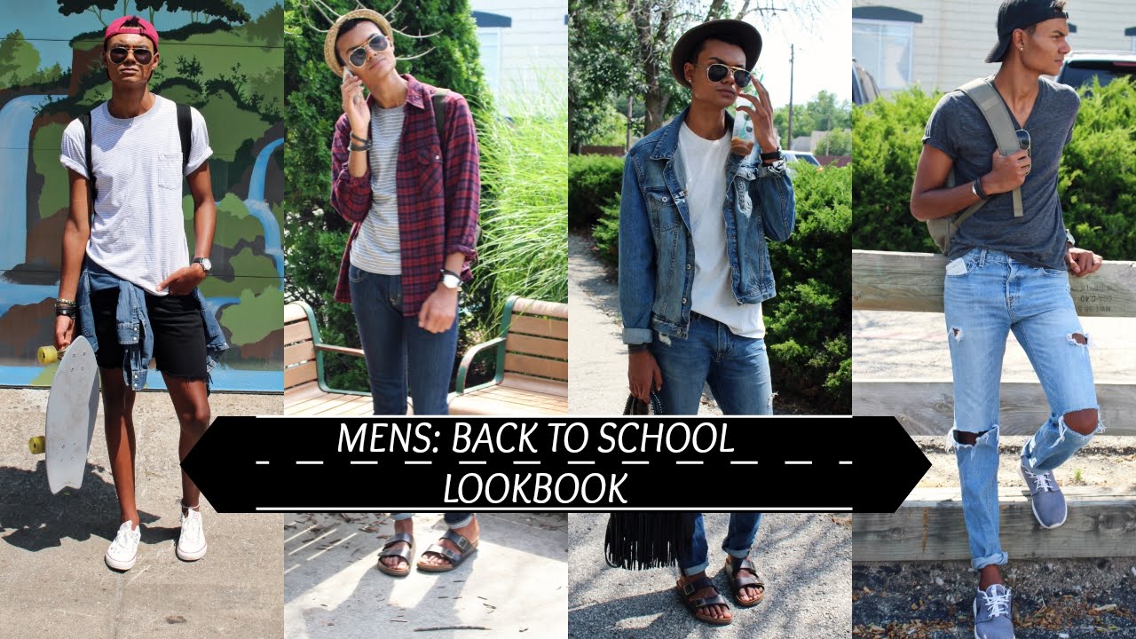 Back to School lookbook for Men - YouTube