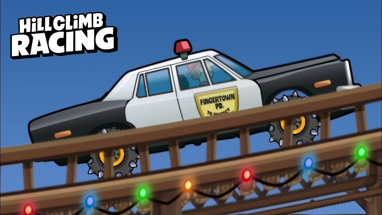 POLICE CAR on ROLLER COASTER 3645m (Boosters) | Hill Climb Racing - YouTube
