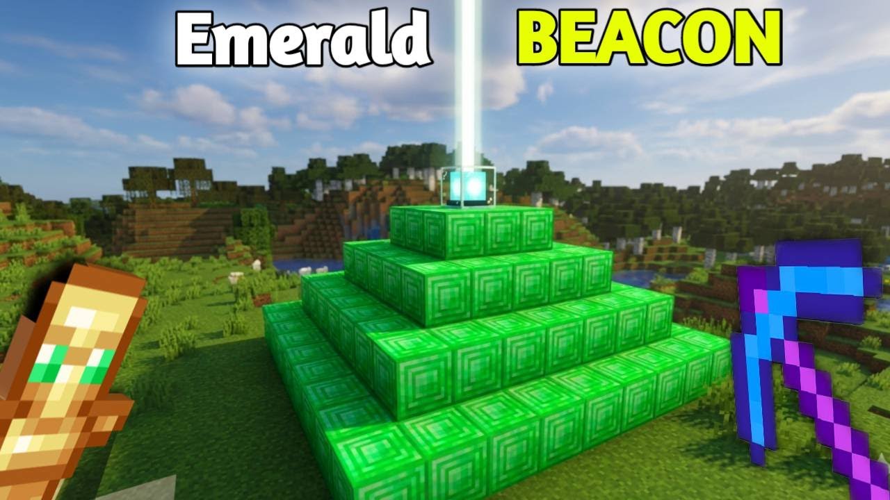 I Built TWO MAX Beacons in Survival 😱 (No Mods) - YouTube
