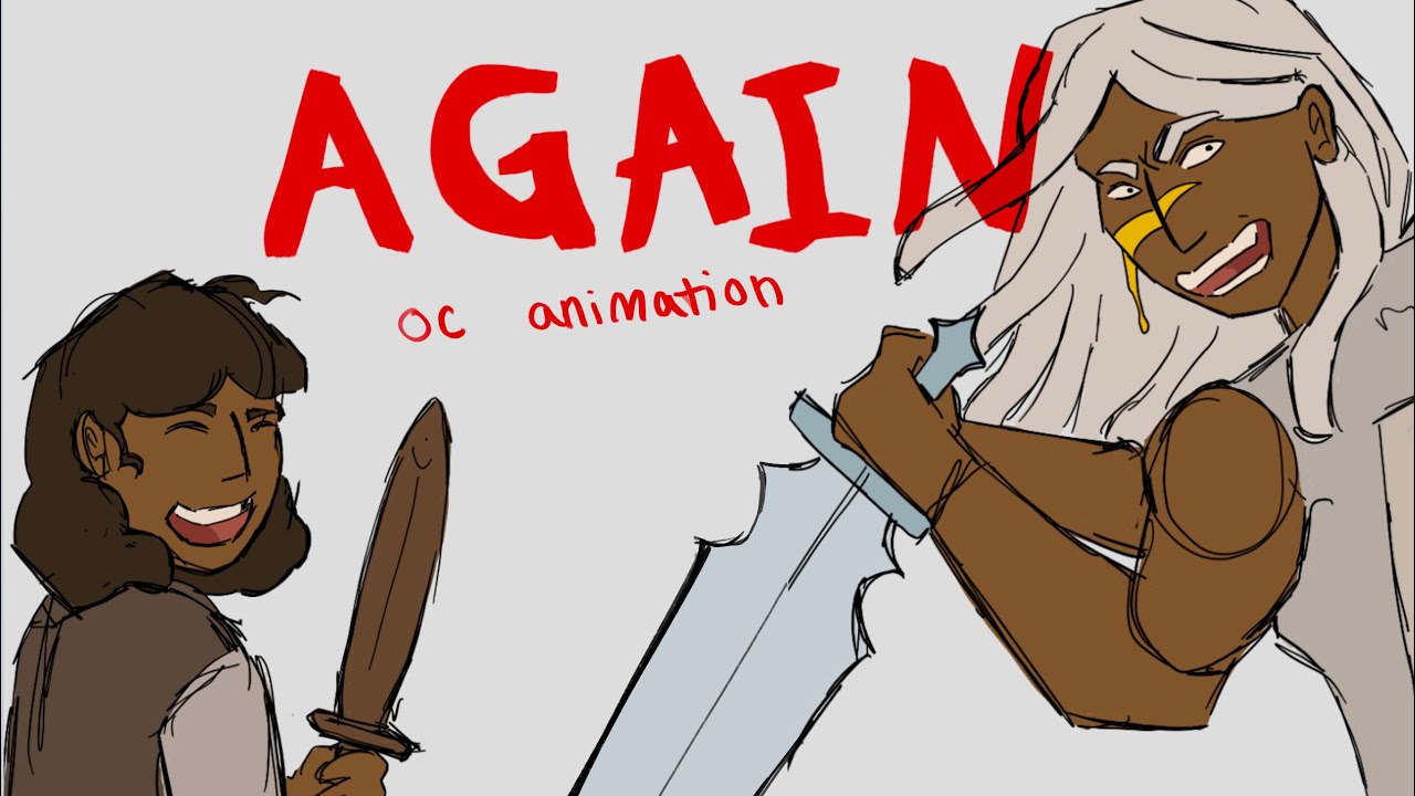 AGAIN (oc animation meme)🪽 - YouTube