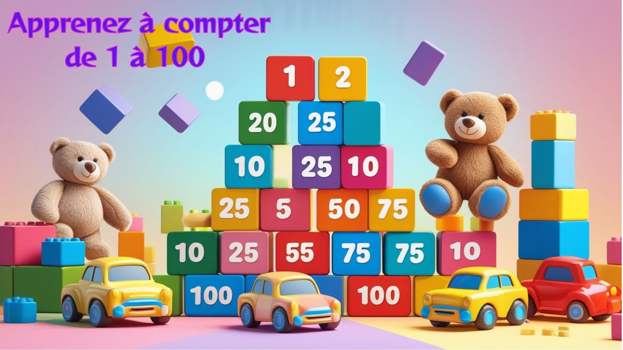Apprenez à compter de 1 à 100| Compter de 1 à 100 : Vidéo Éducative ...