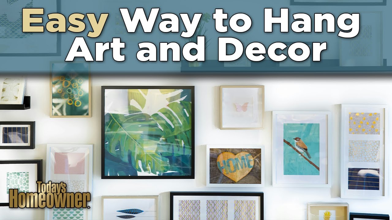Easy Way to Hang Art and Decor with Keyhole Slots Using a Paper ...