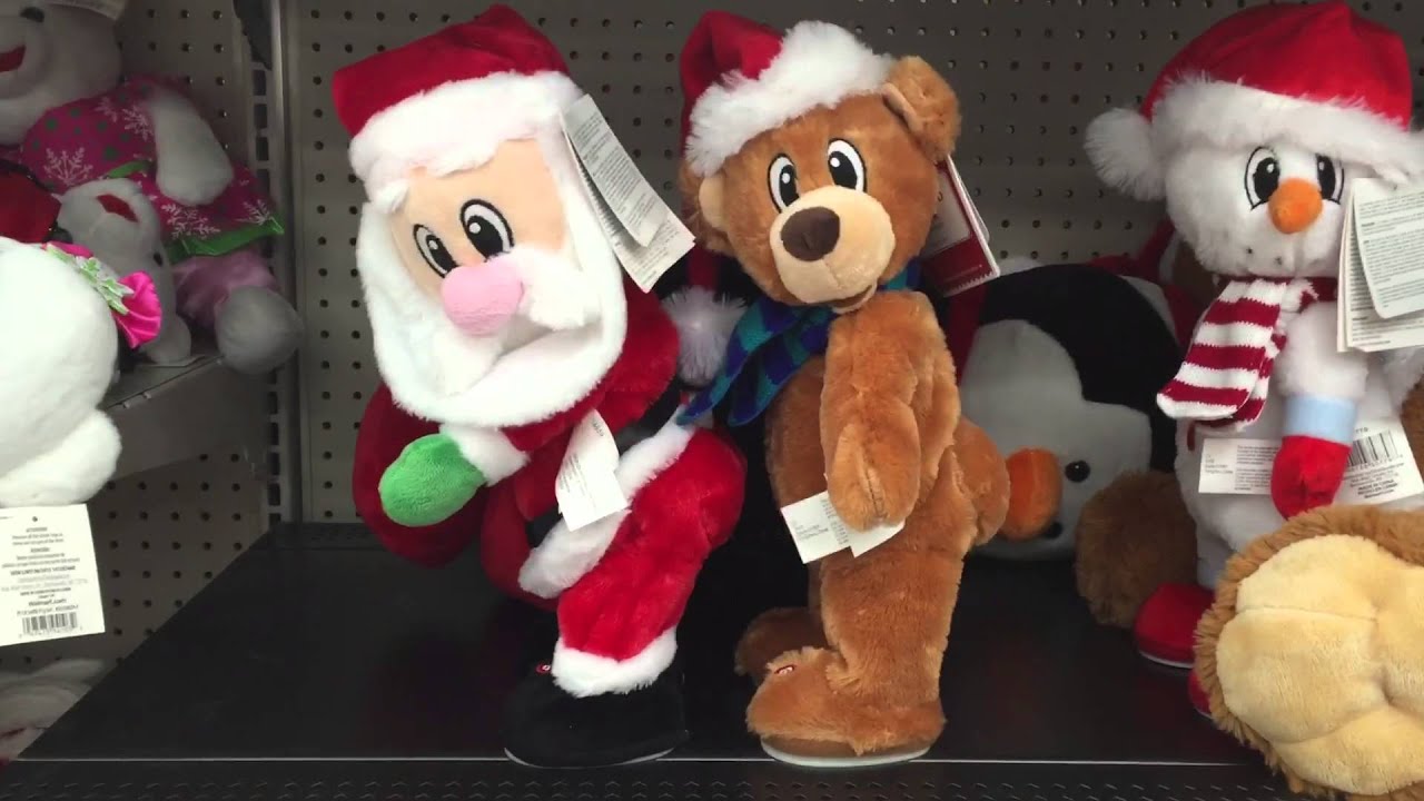 Santa and Teddy to twerking in Walmart - YouTube