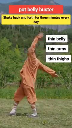 Pot belly buster Shake back and forth for three minutes every day - YouTube