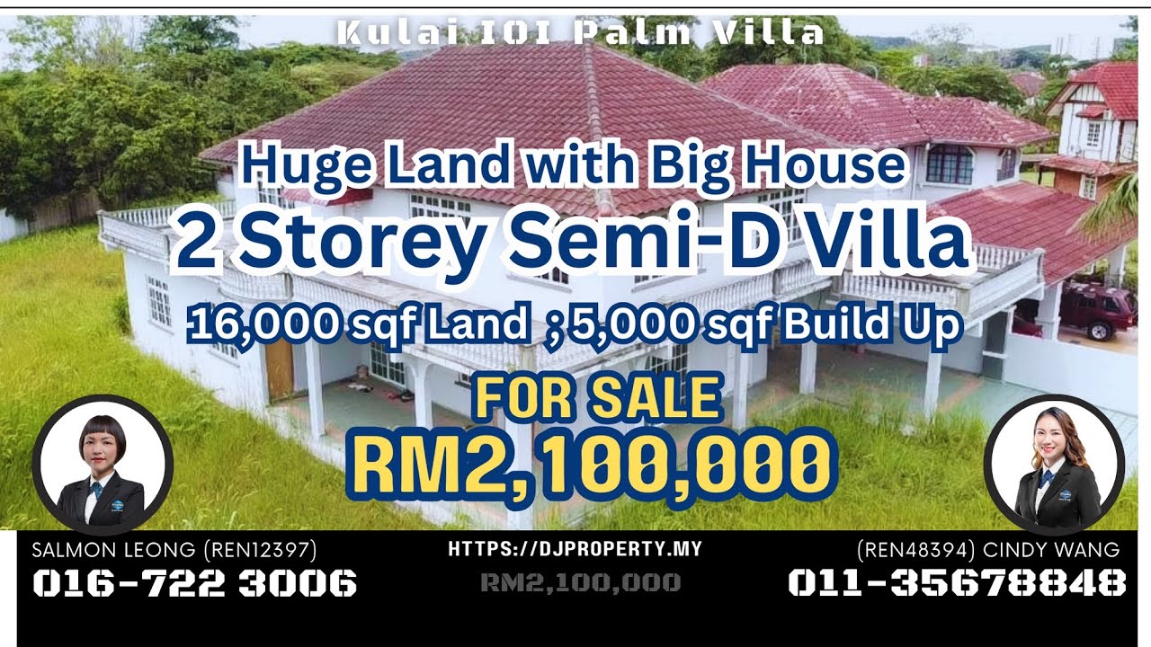 Kulai Semi-D IOI Palm Villa (gate A) For Sale RM2,100,000 - YouTube