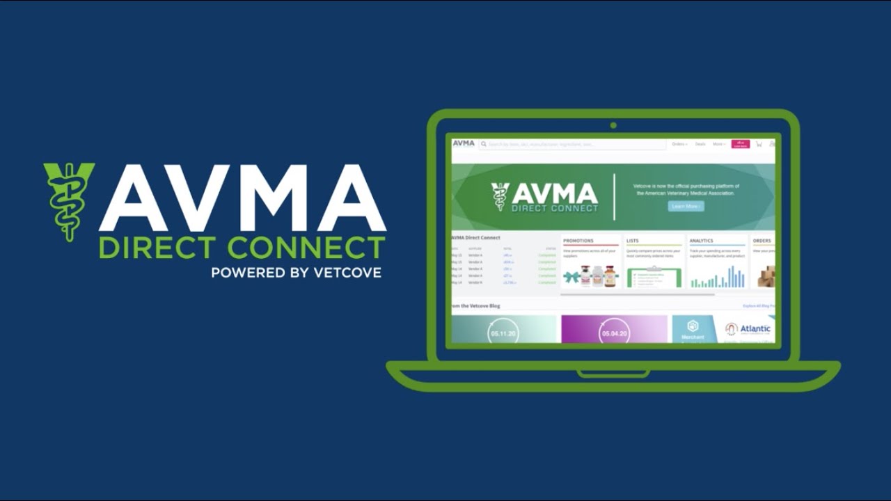 AVMA Direct Connect: Your COVID-19 veterinary supply solution - YouTube