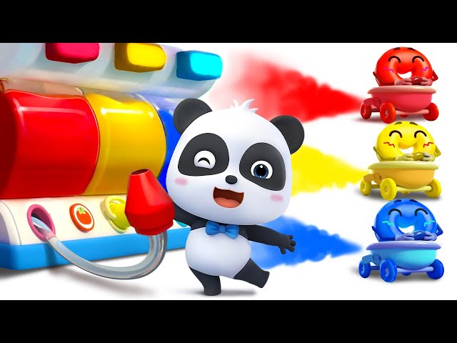 Donut Car Station | Learn Colors | Kindergarten Song | Nursery Rhymes ...