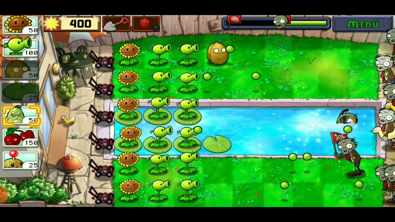 Jugando pvz 1 #gameplay #gaming #game #games - YouTube