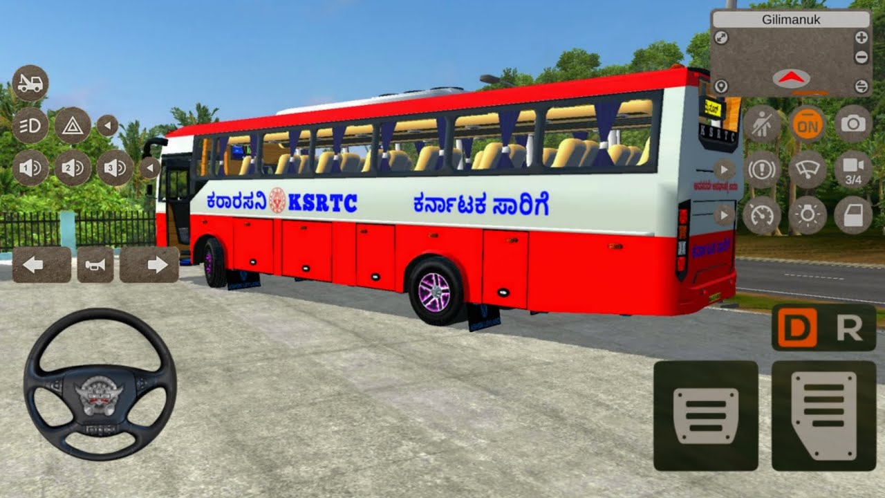 Karnataka Bus Mod In Bus Simulator Indonesia - Bussid Bus Mod - Bus ...