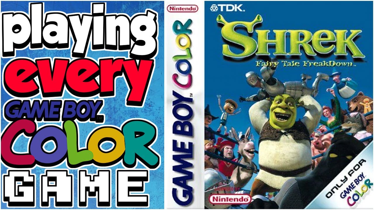 Playing EVERY GAMEBOY Game - Shrek's Fairy Tale Freakdown! - YouTube