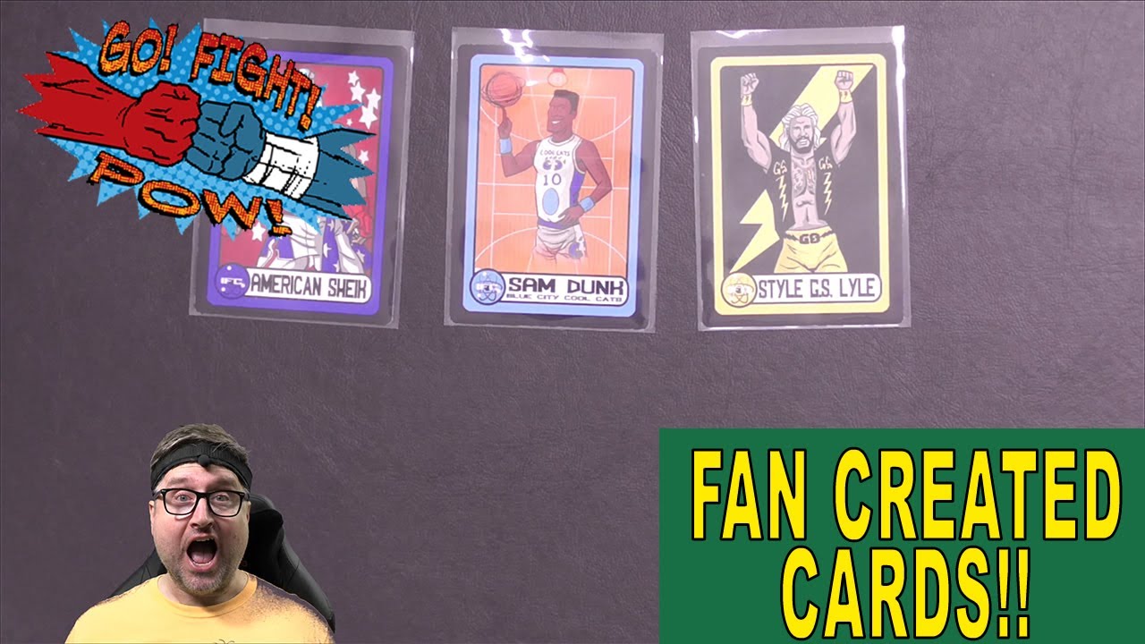 FAN CREATED CARDS UNBOXING | GO.FIGHT.POW! | INTERGALACTIC FIGHT CLUB ...