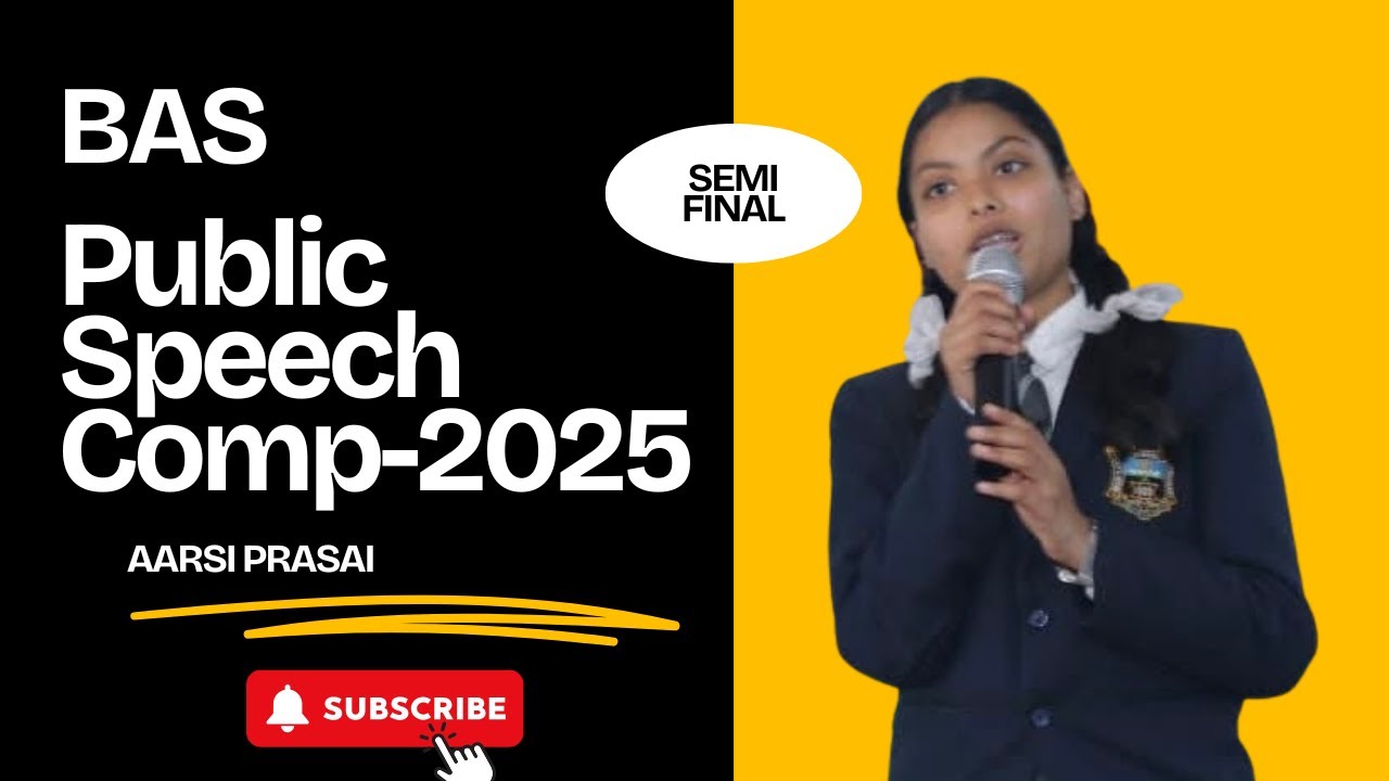 BAS, NEPAL- INTER-SCHOOL PUBLIC SPEECH COMPETITION-2025! - YouTube