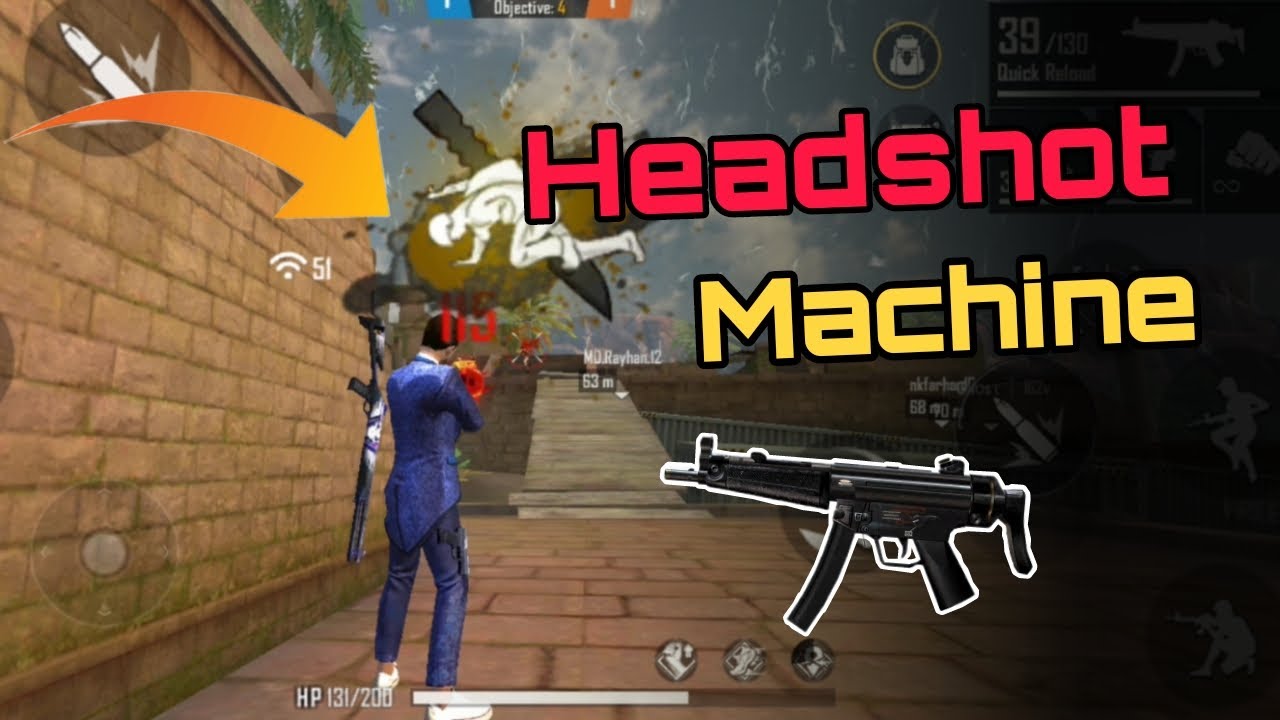 Headshot Machine ! FREE FIRE - YouTube