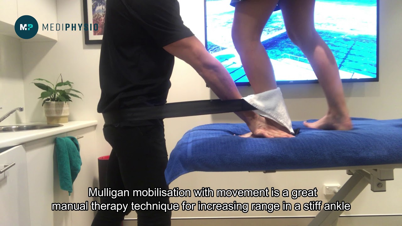 Ankle mobilisation - YouTube