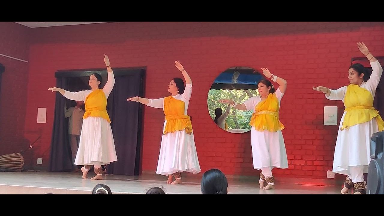 Kathak Performance"THAAT"Uma Sharma dance institute(Pdt.Yograj Guru Ji ...