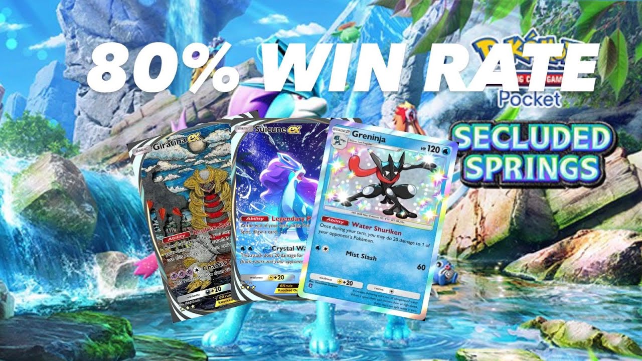 Getting TOP 1000 in MASTER BALL with SUICUNE EX | POKEMON TCG POCKET ...