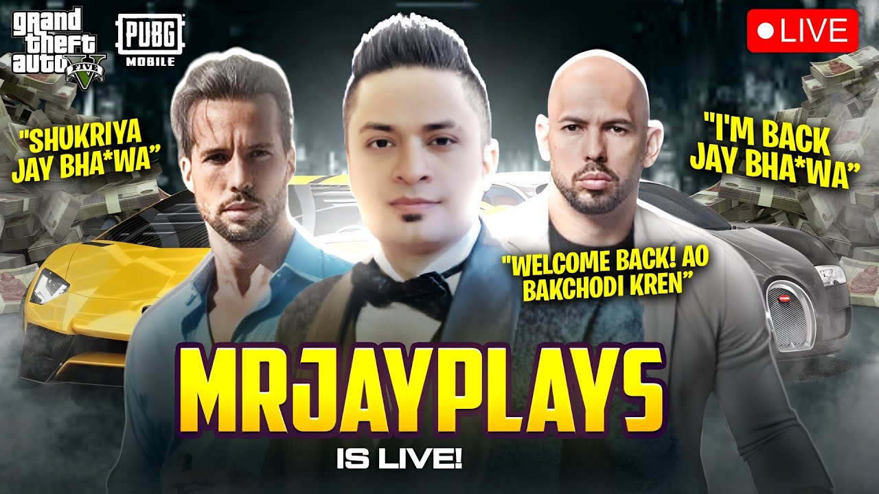 GTA 5 ROLE PLAY - HORROR GAME - PUBG MOBILE LIVESTREAM - MRJAYPLAYS ...