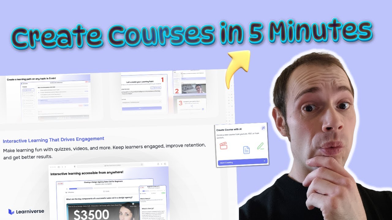 Create Online Courses in 5 Mins with Learniverse! - Appsumo Lifetime Deal - YouTube