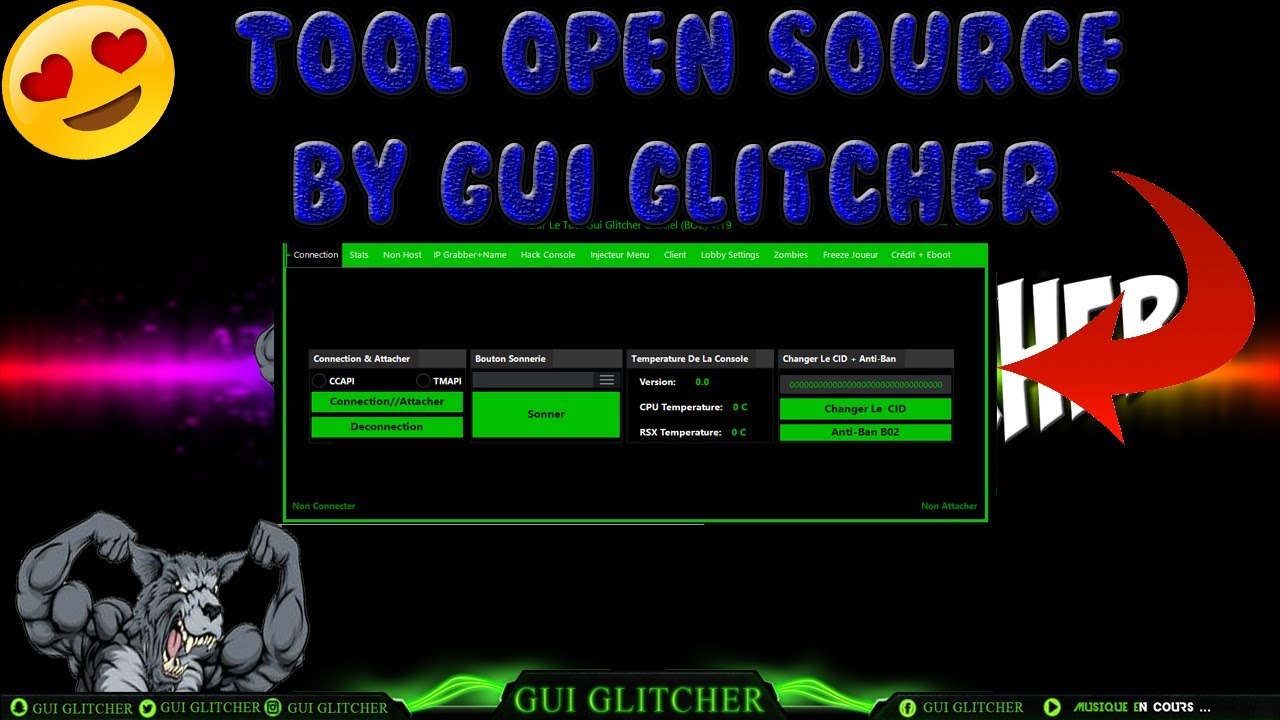 OPEN SOURCE TOOL BO2 BY GUI GLITCHER - YouTube